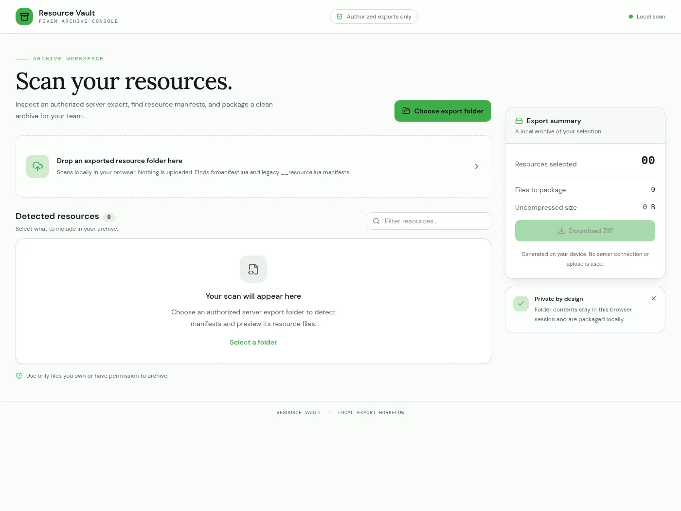 FiveM Resource Scanner