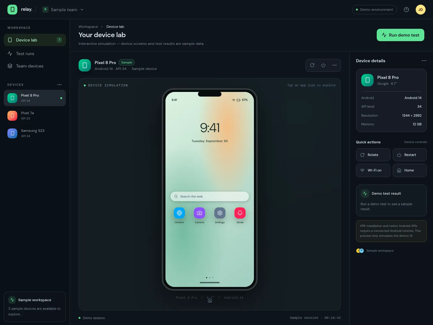 Cloud Android Emulator
