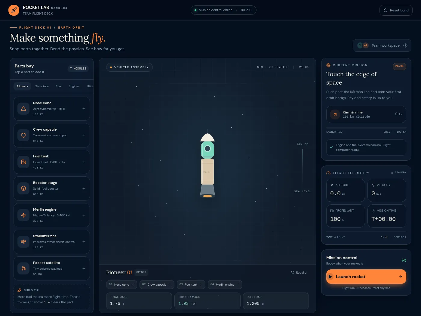 Rocket Sandbox Builder