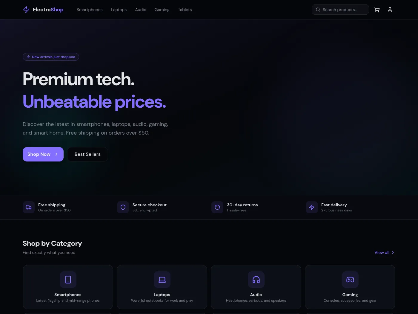 ElectroShop Online Store