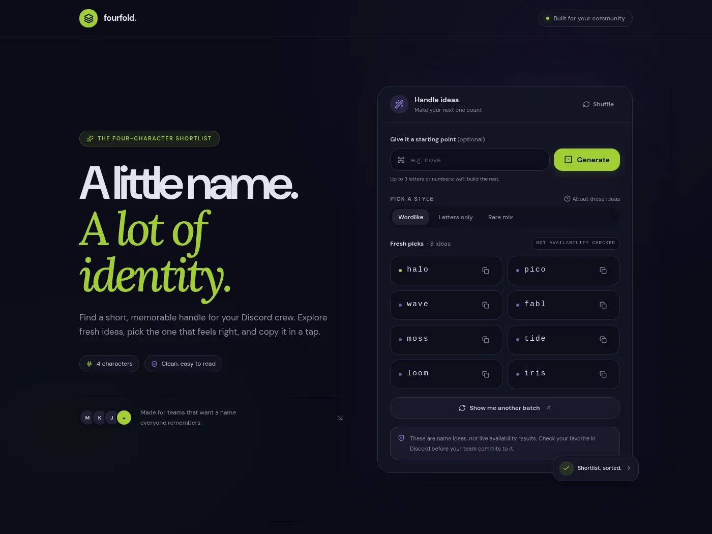 Discord Handle Scout