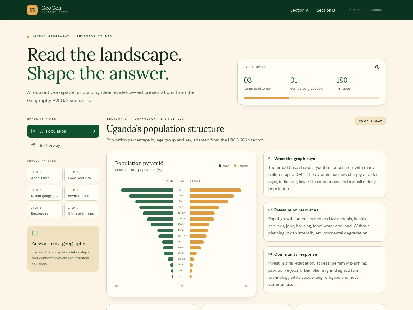 GeoGen Insight Portal