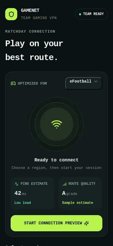 GameNet VPN Mobile