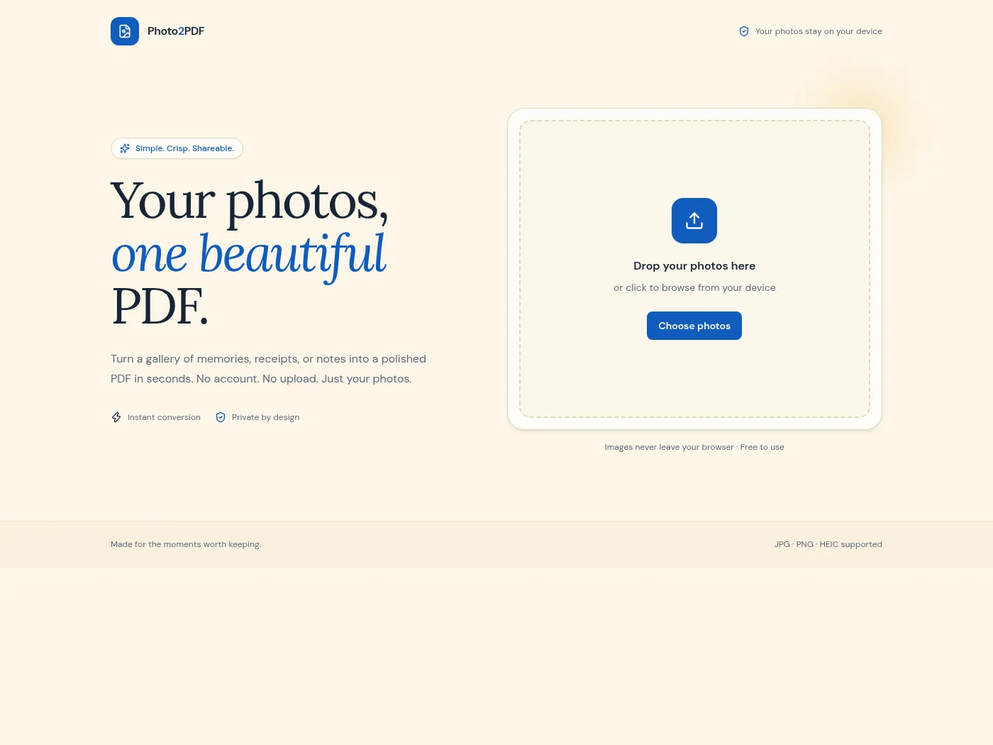 Photo2PDF Maker