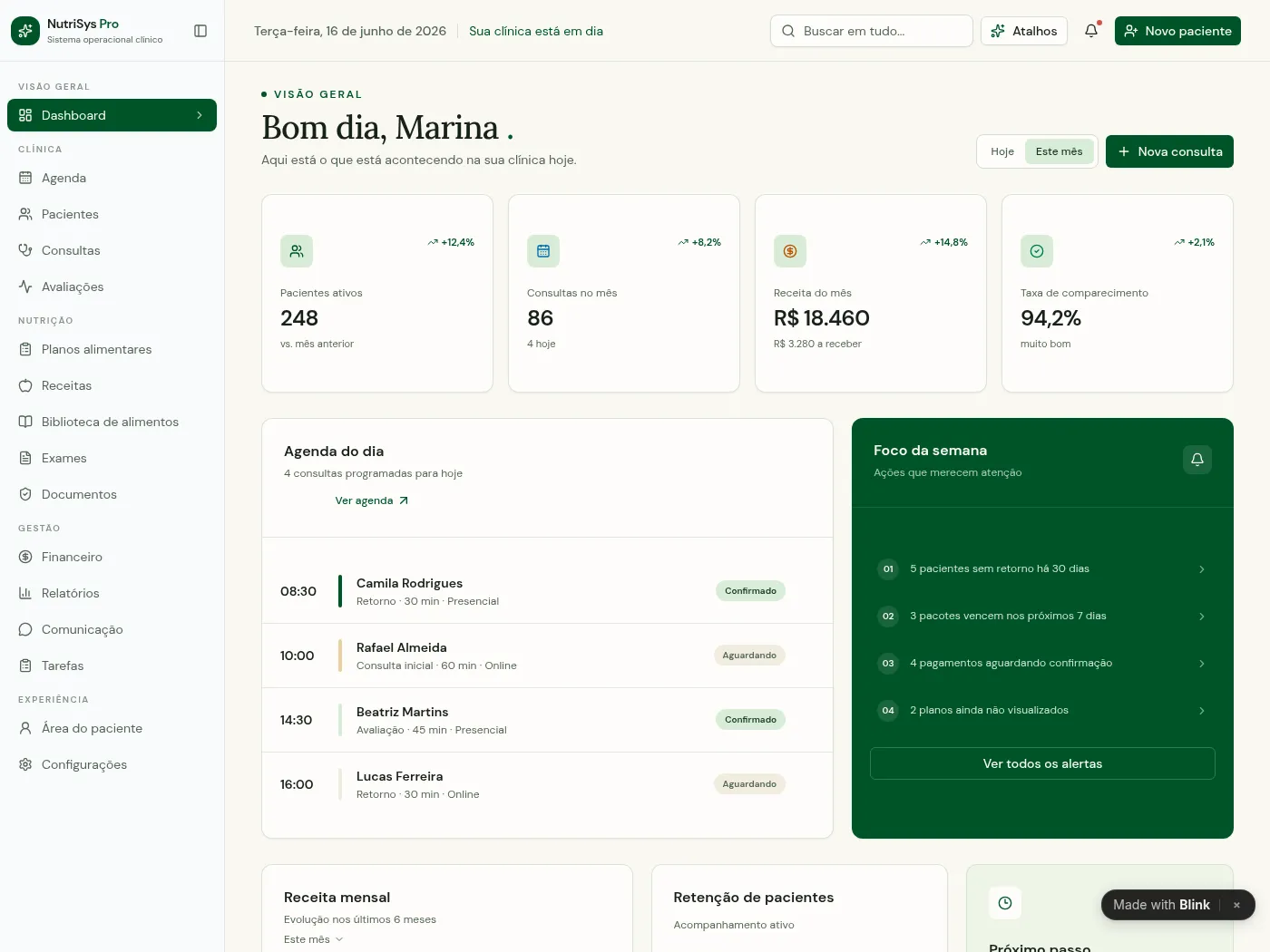 NutriSys Pro Platform