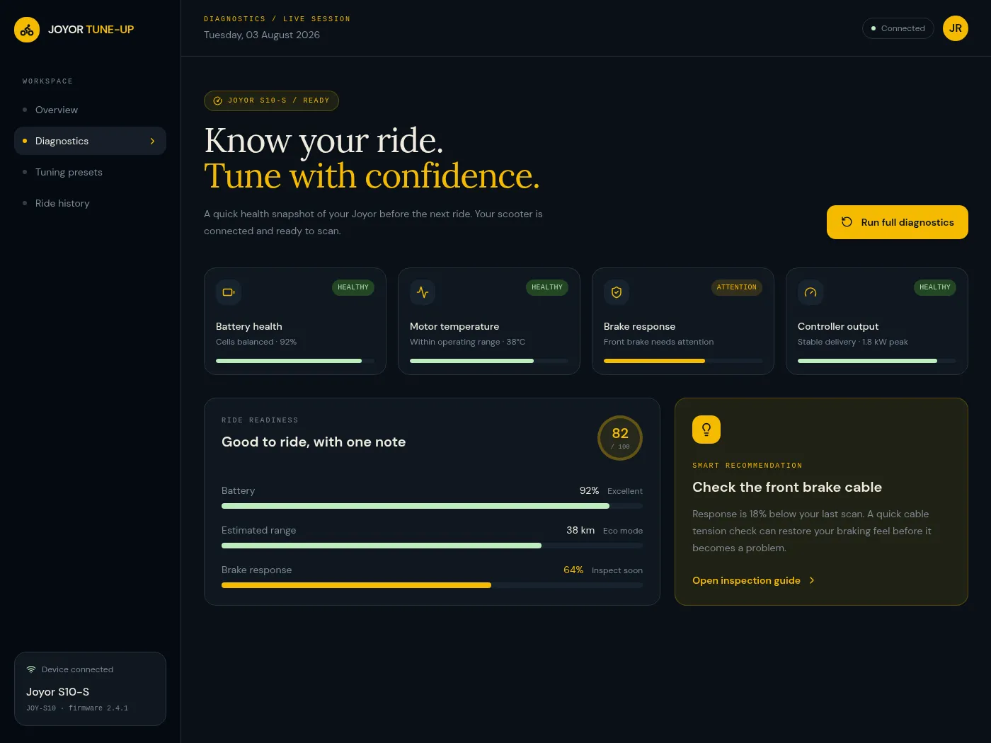 E-Scooter Tune-Up