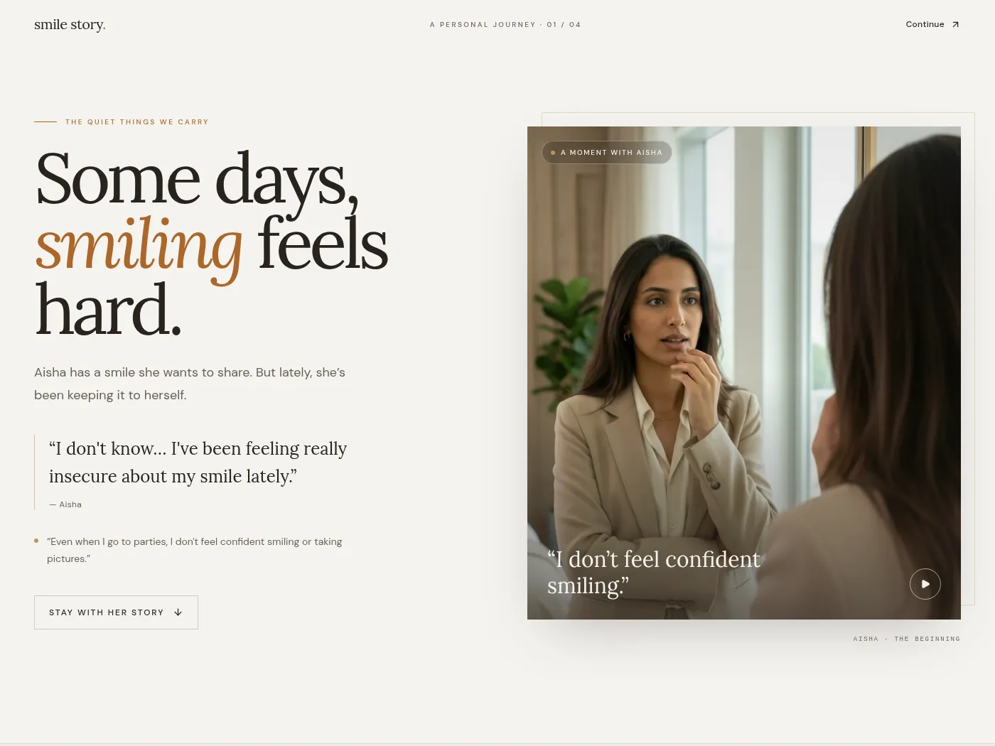 Smile Story Promo Site