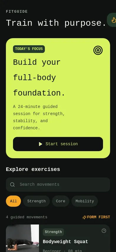 FitGuide Mobile