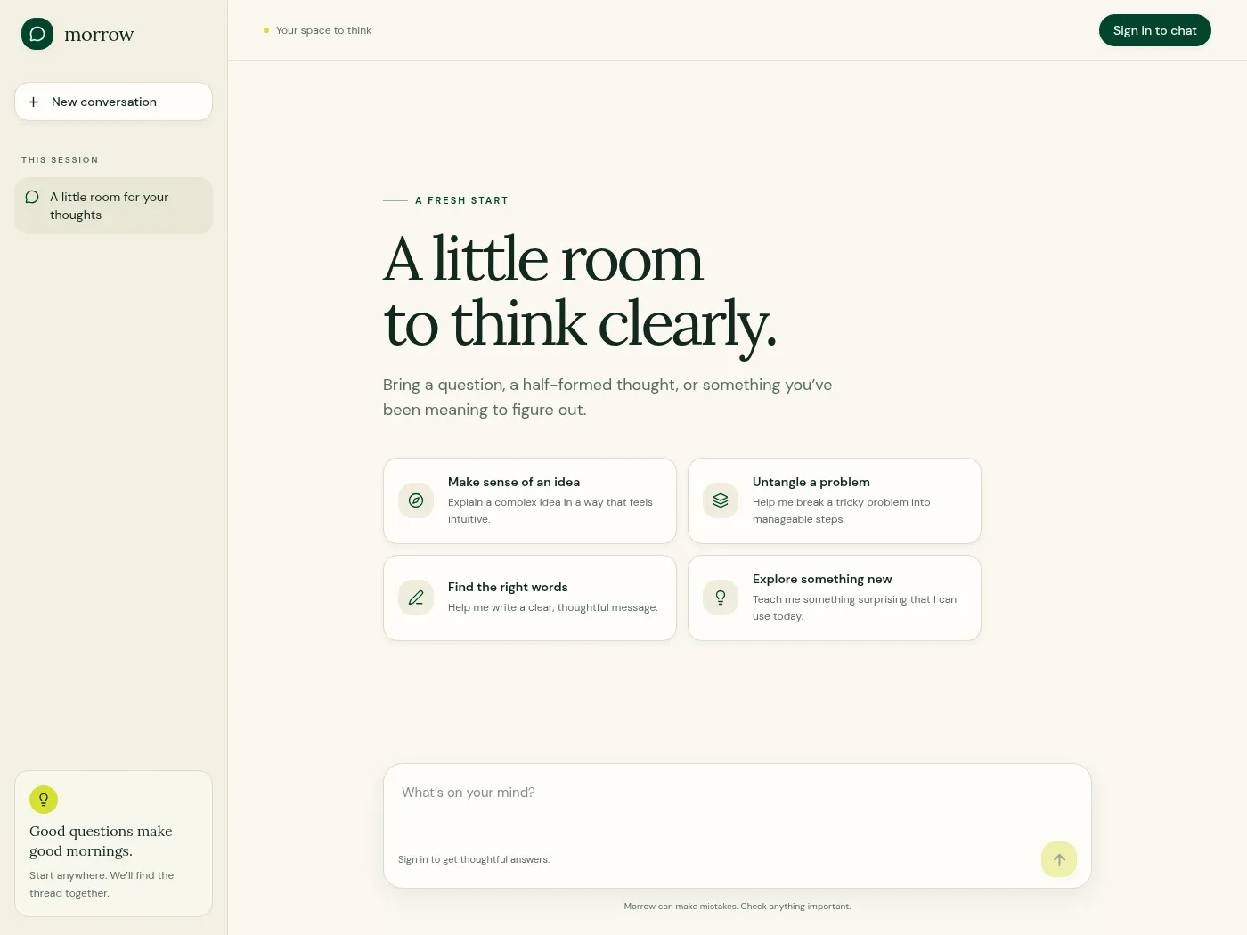 ChatGPT Web Interface