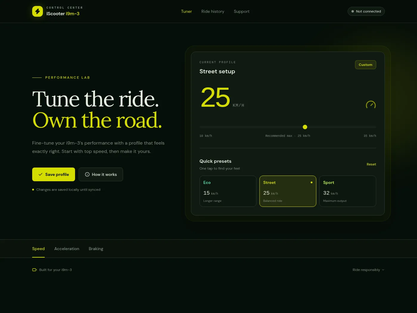 eScooter Tuner Web