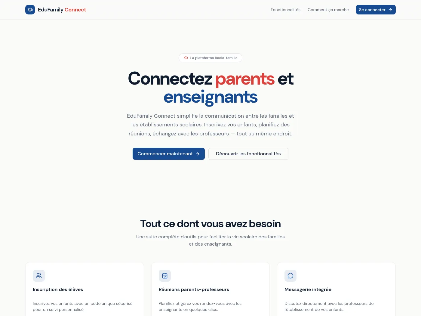 EduFamily Connect