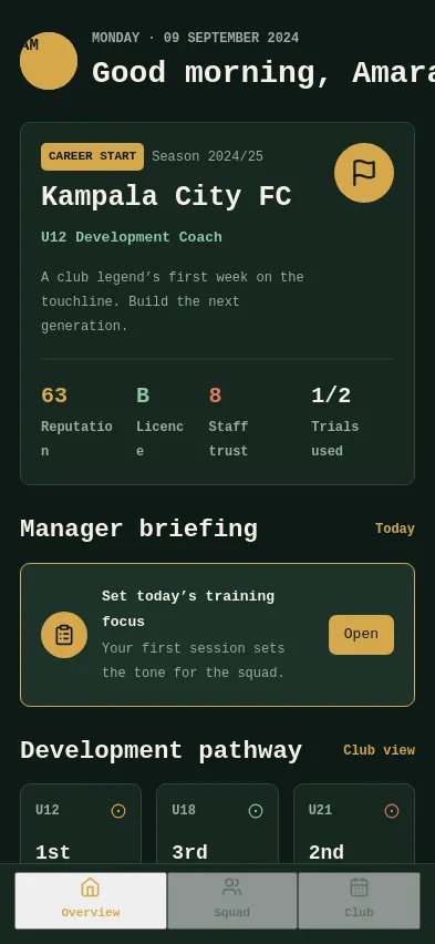 African Football Manager