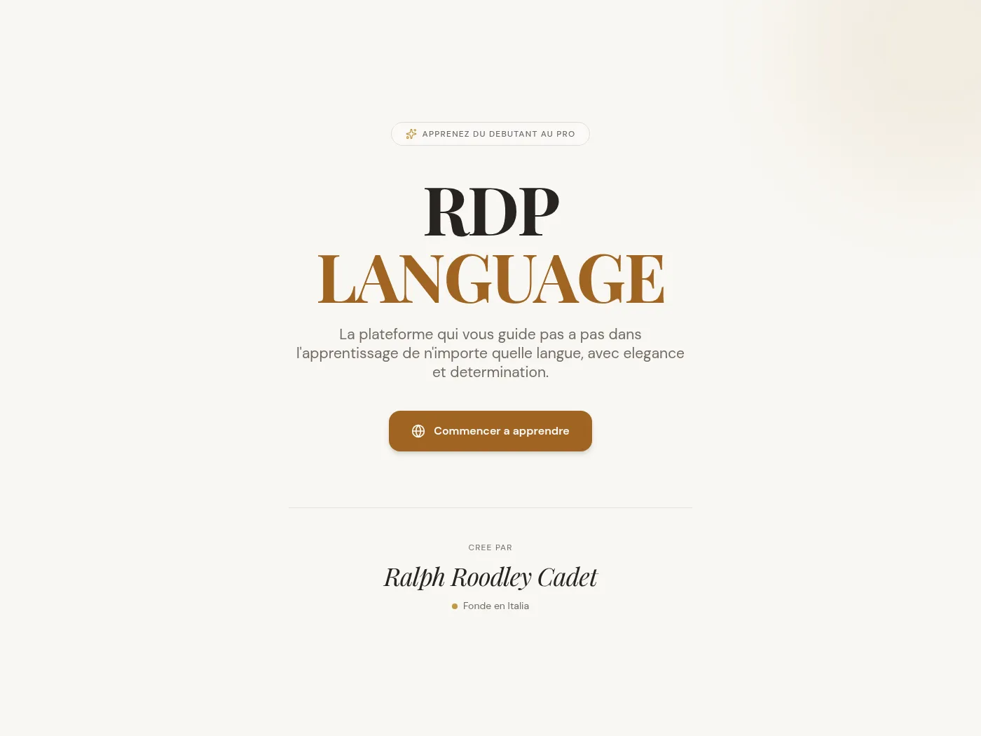 RDP Language Web