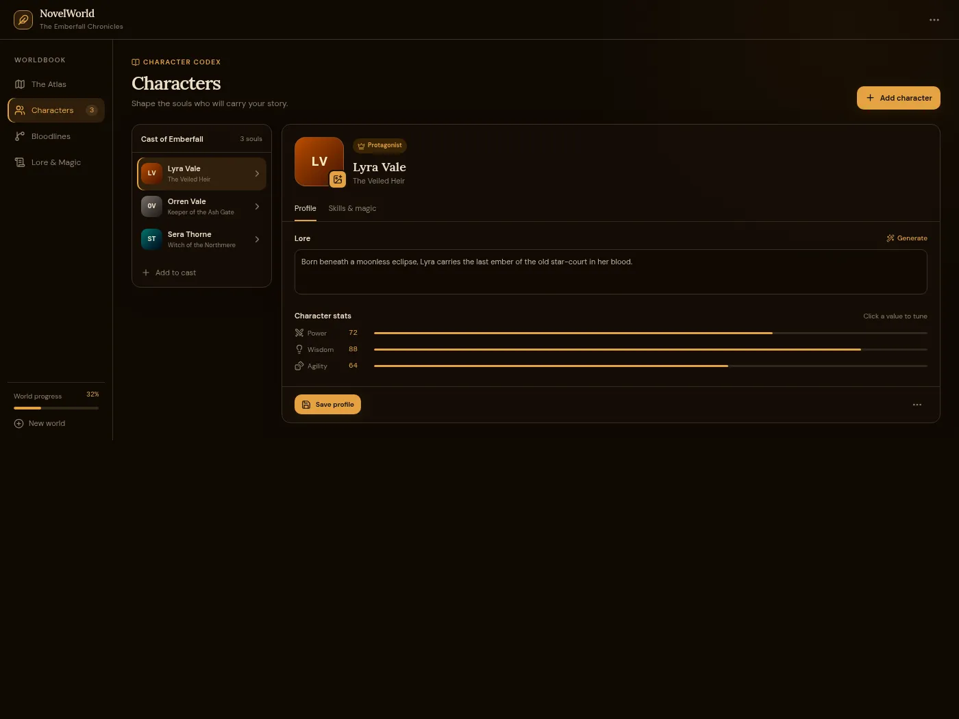 NovelWorld Builder