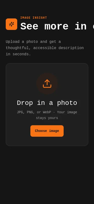 Image Insight App