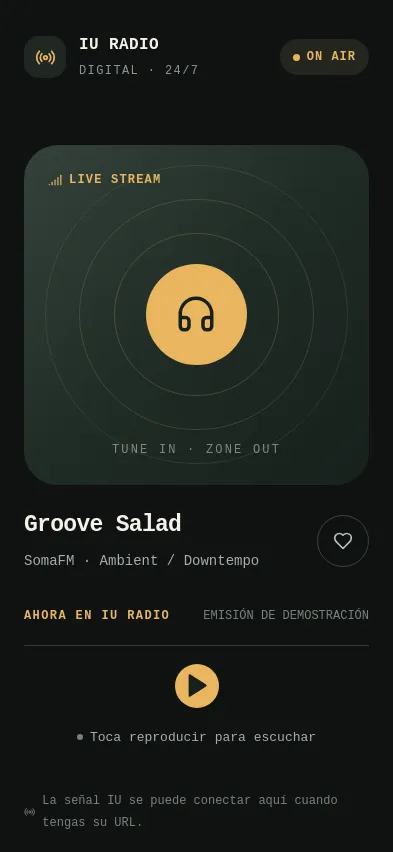 IU Digital Radio App