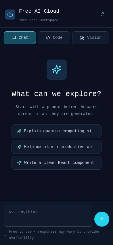 Free AI Cloud