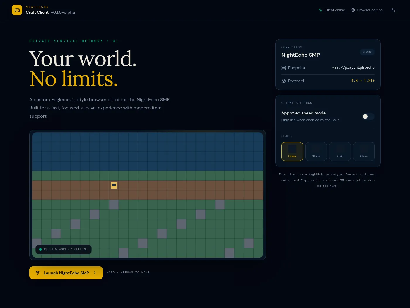 NightEcho Craft Client
