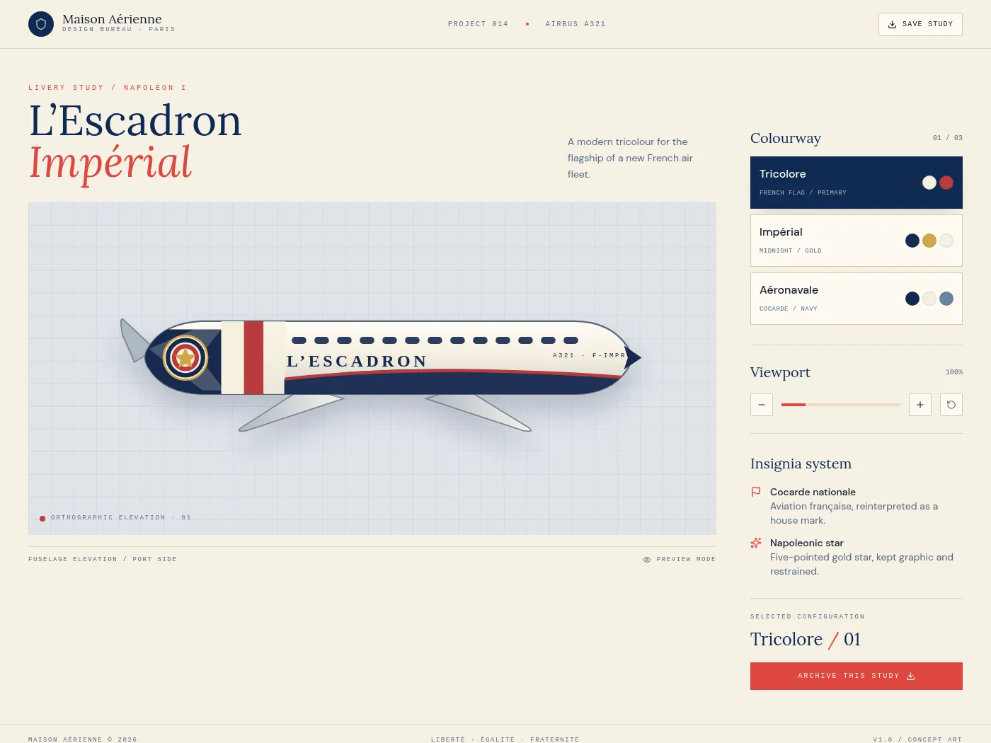 Napoleonic Airbus Livery