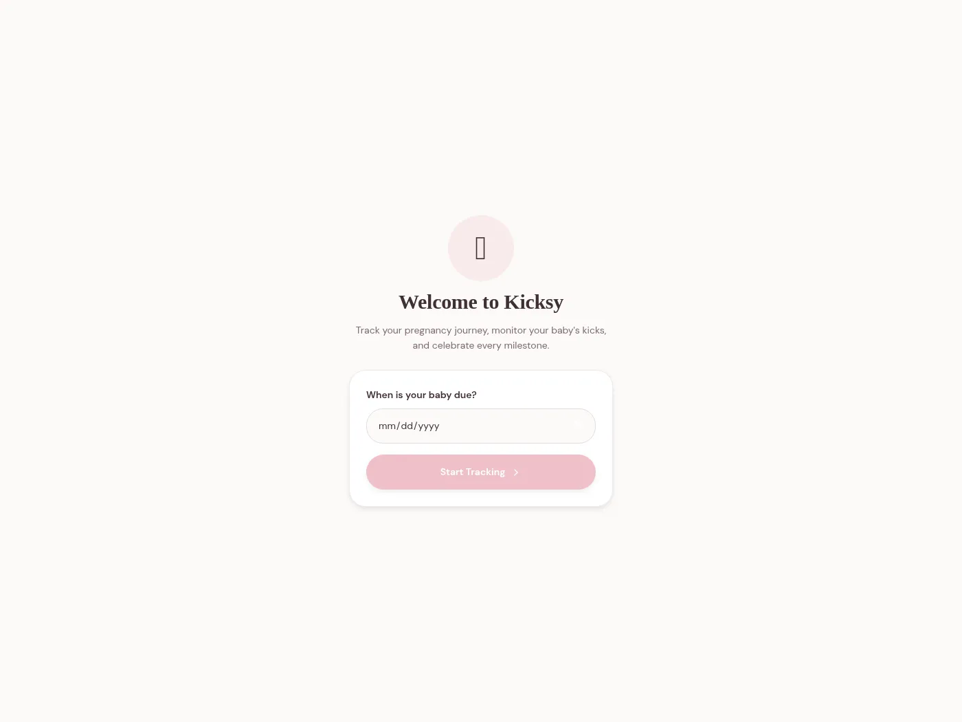 Kicksy Pregnancy Tracker