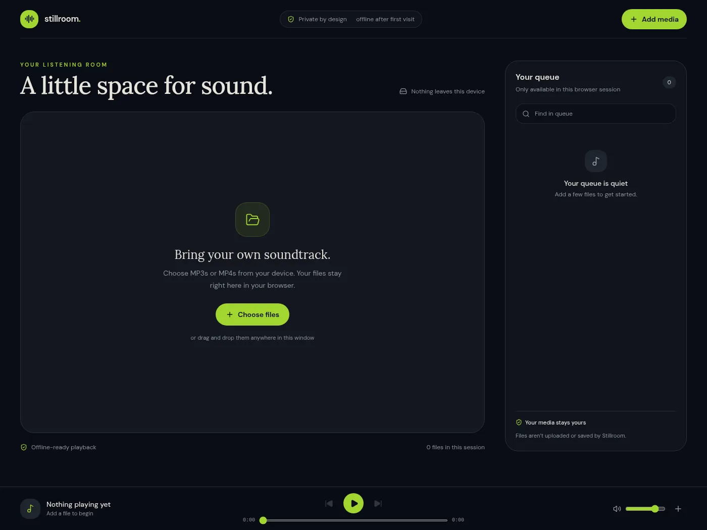 Offline Media Player