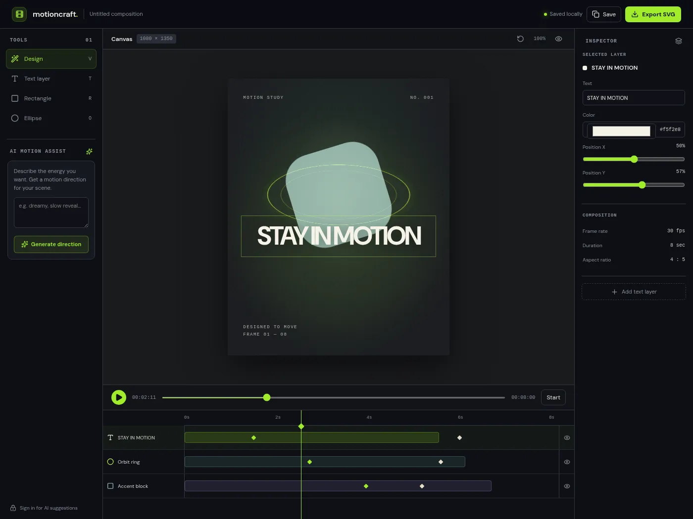 MotionCraft Studio
