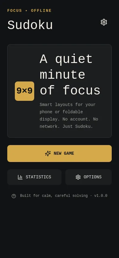 Foldable Sudoku Master