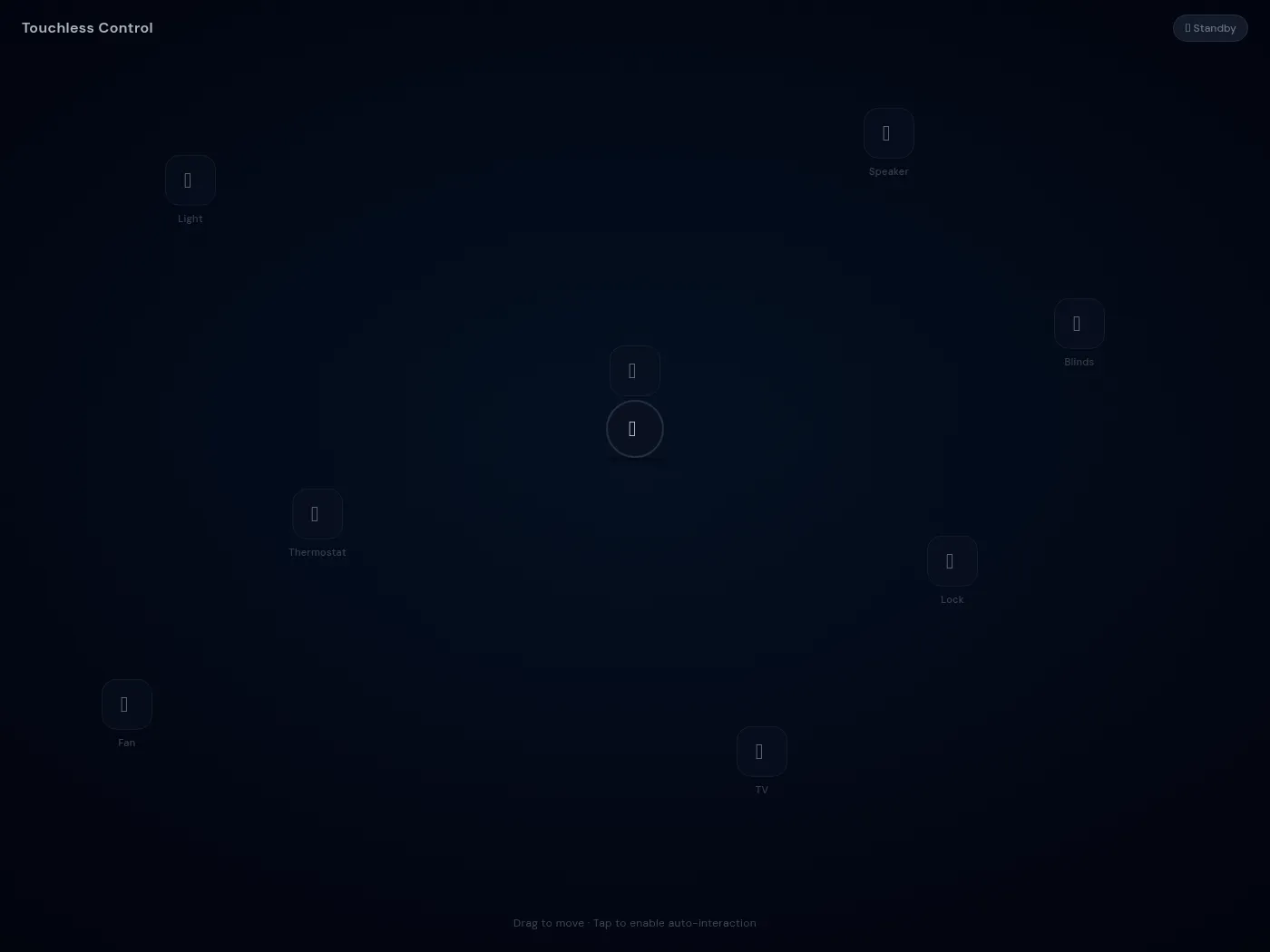 Touchless Auto-Interact Button