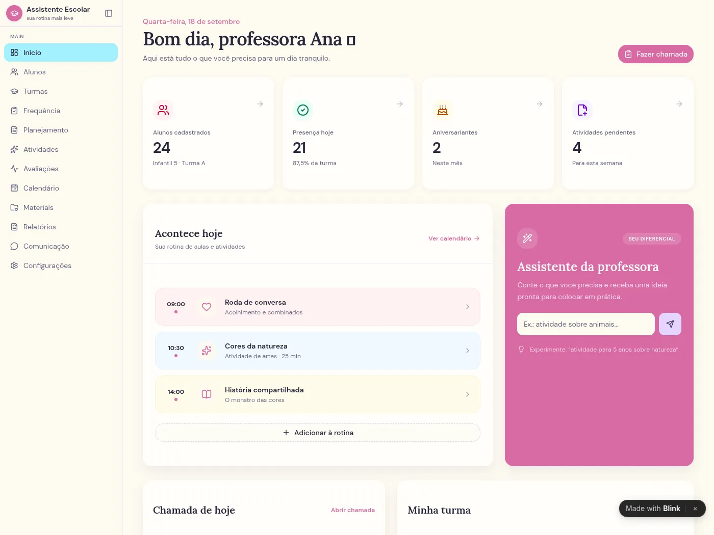 Assistente Escolar Pro