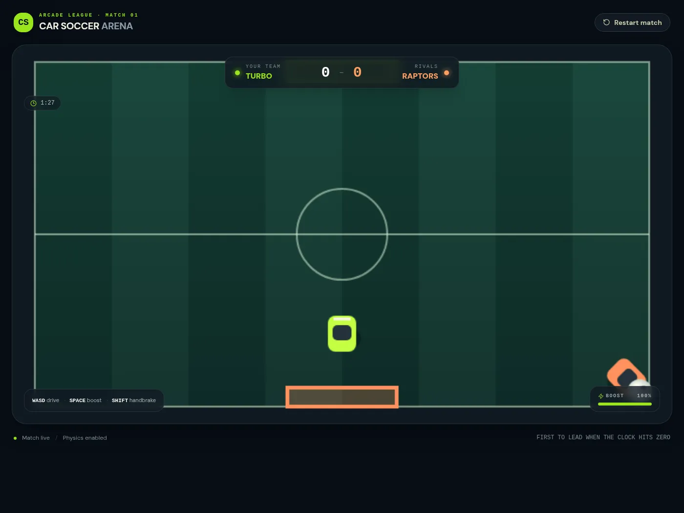 Car Soccer Arena