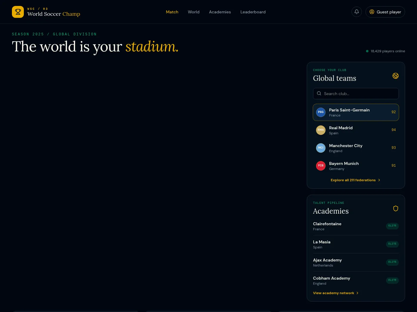 World Soccer Champ 3D