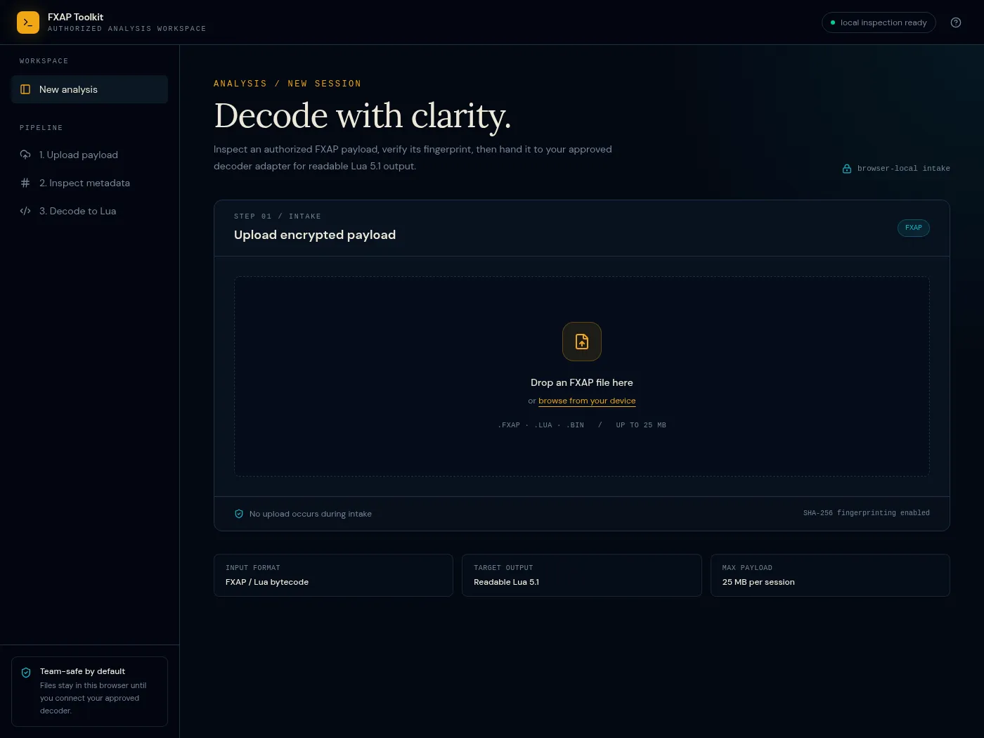 FXAP Decrypt Toolkit