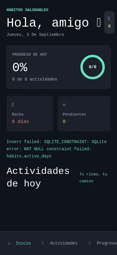 Hábitos Saludables App