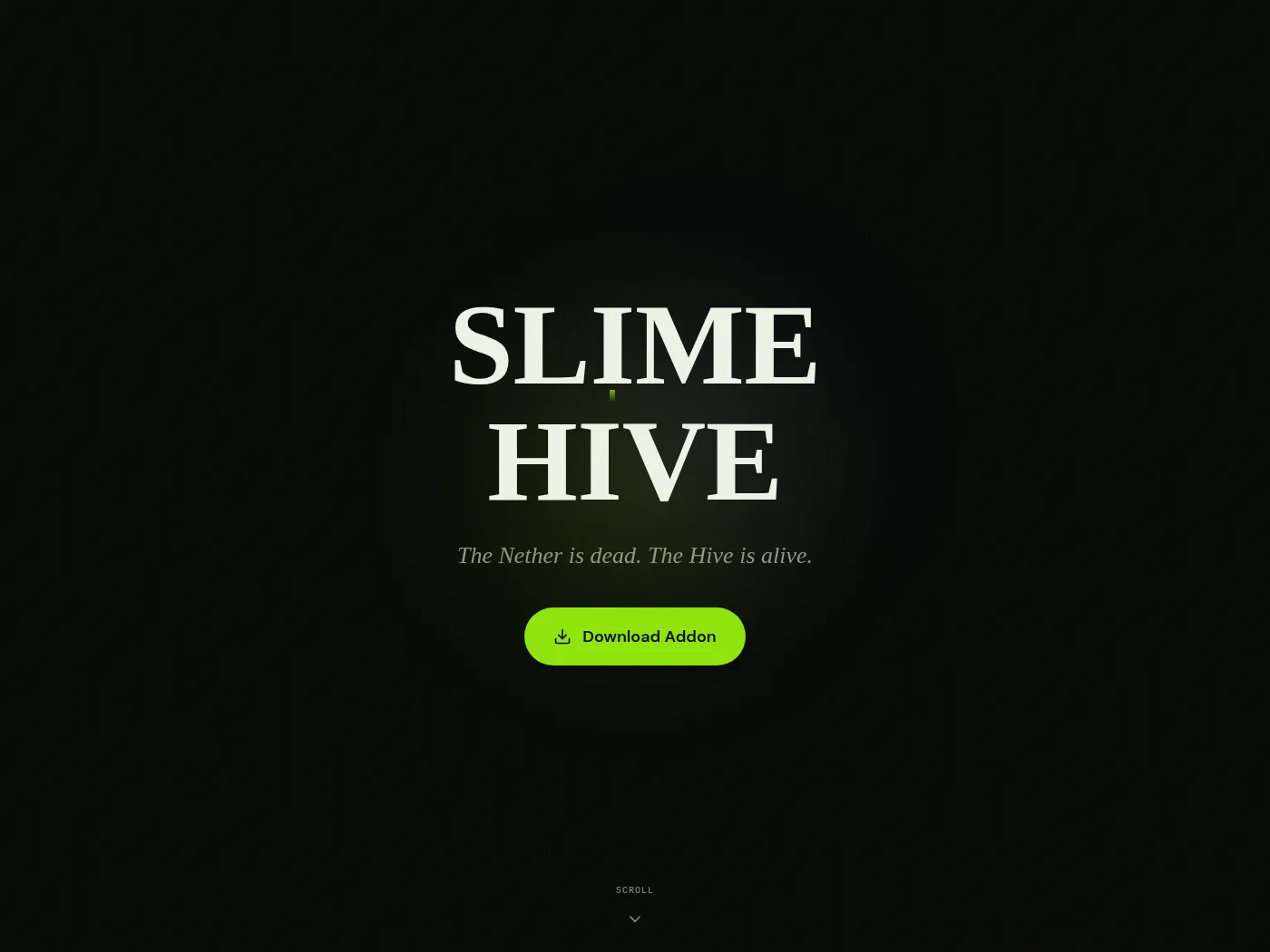 Slime Hive Nether Addon