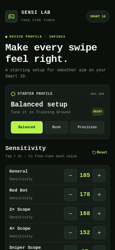 Game Sensitivity Tweaker