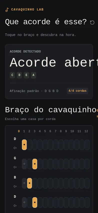 Cavaquinho Chord Explorer