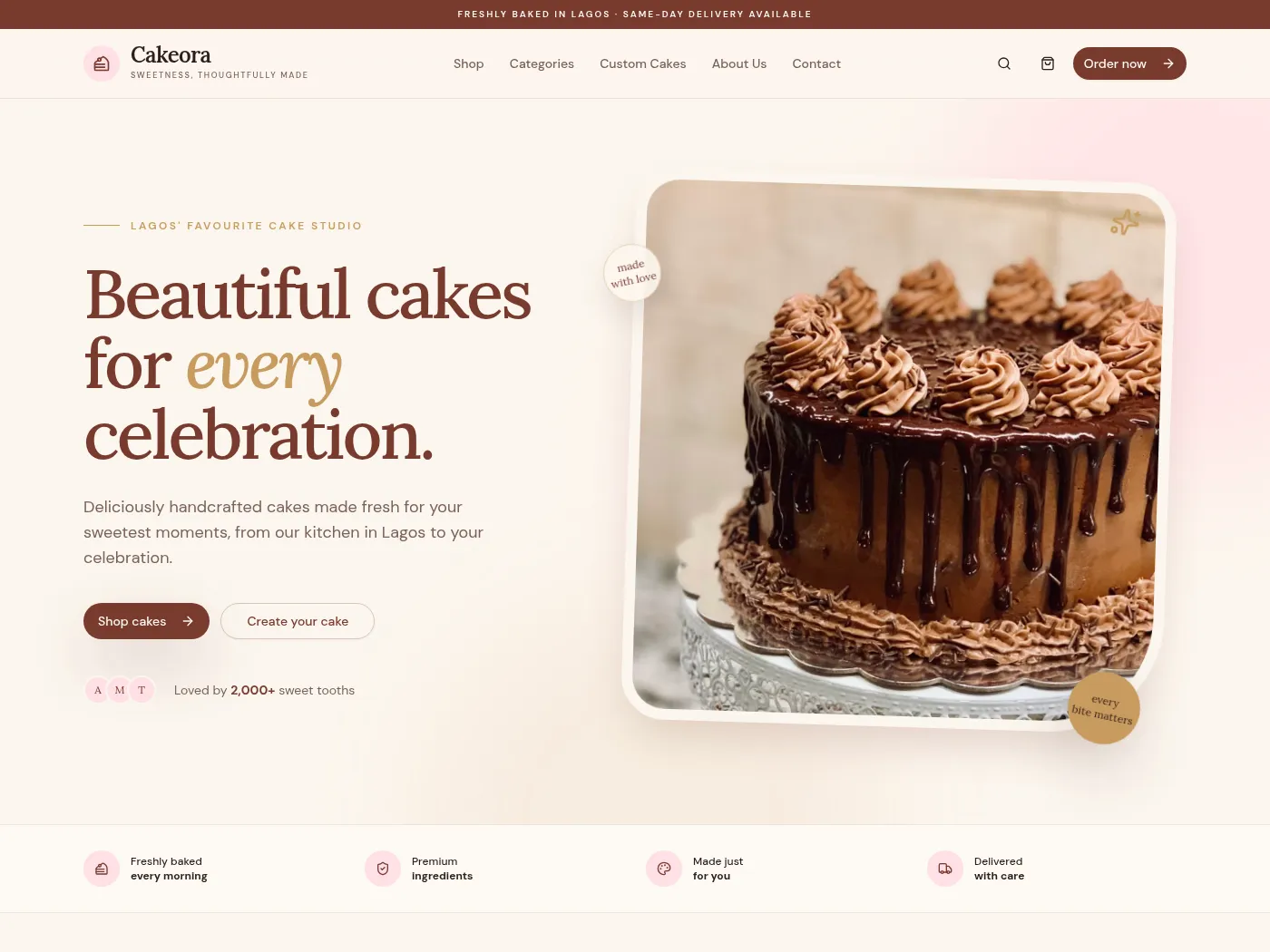 Cakeora Premium Cake Shop