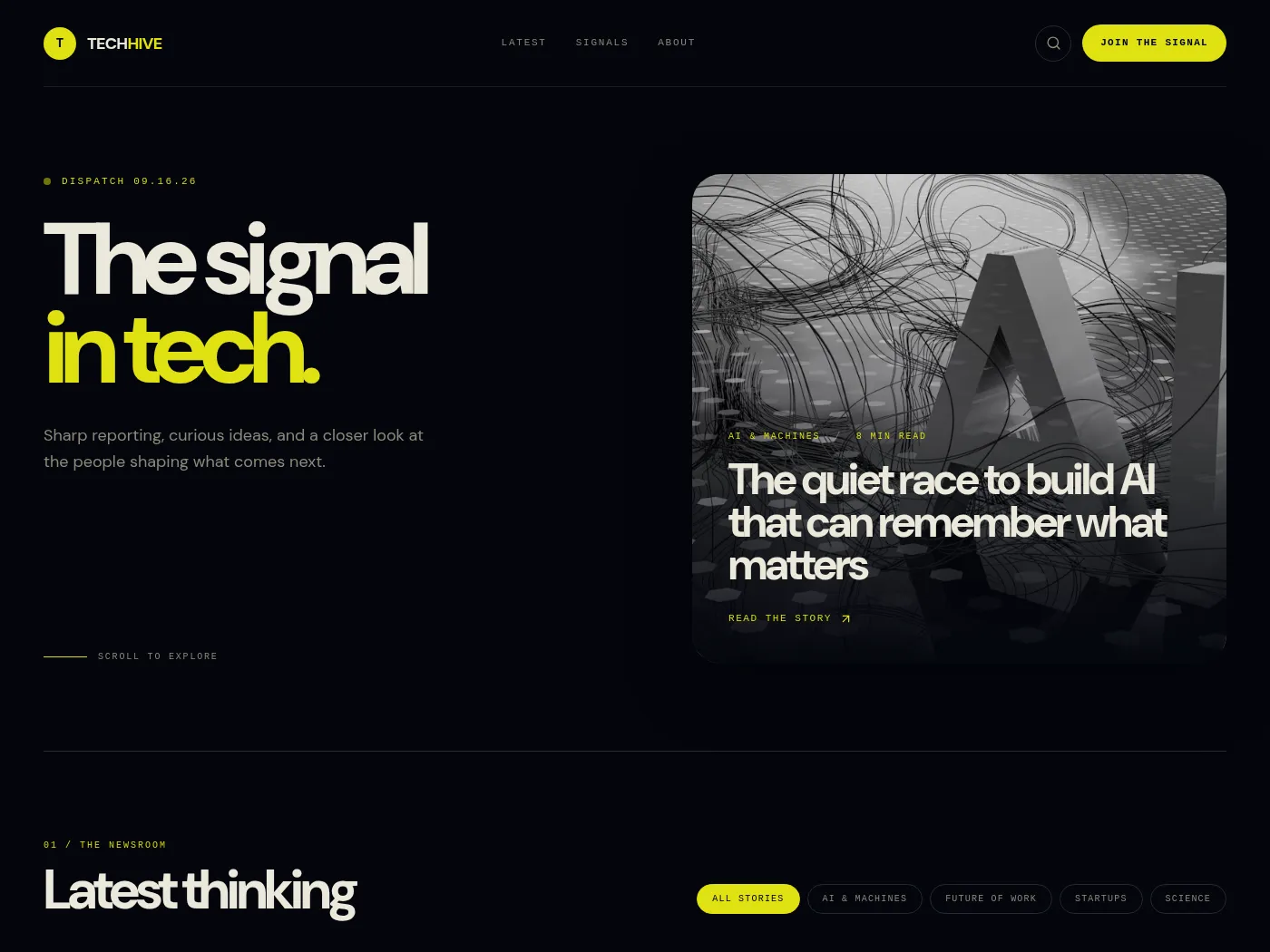 TechHive Web Portal