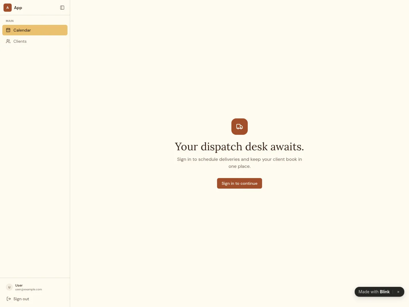 Delivery Scheduler