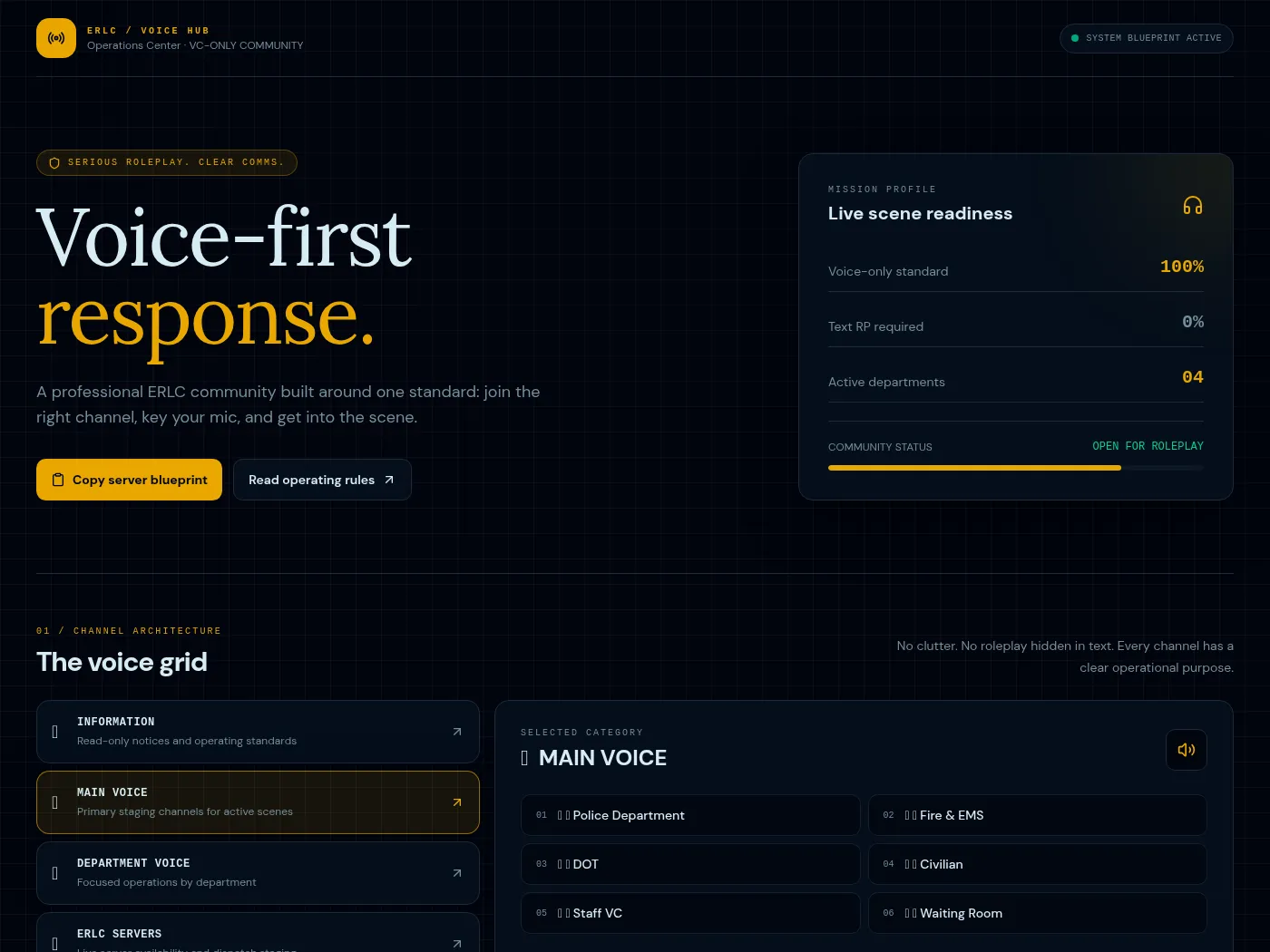 ERLC Voice Hub