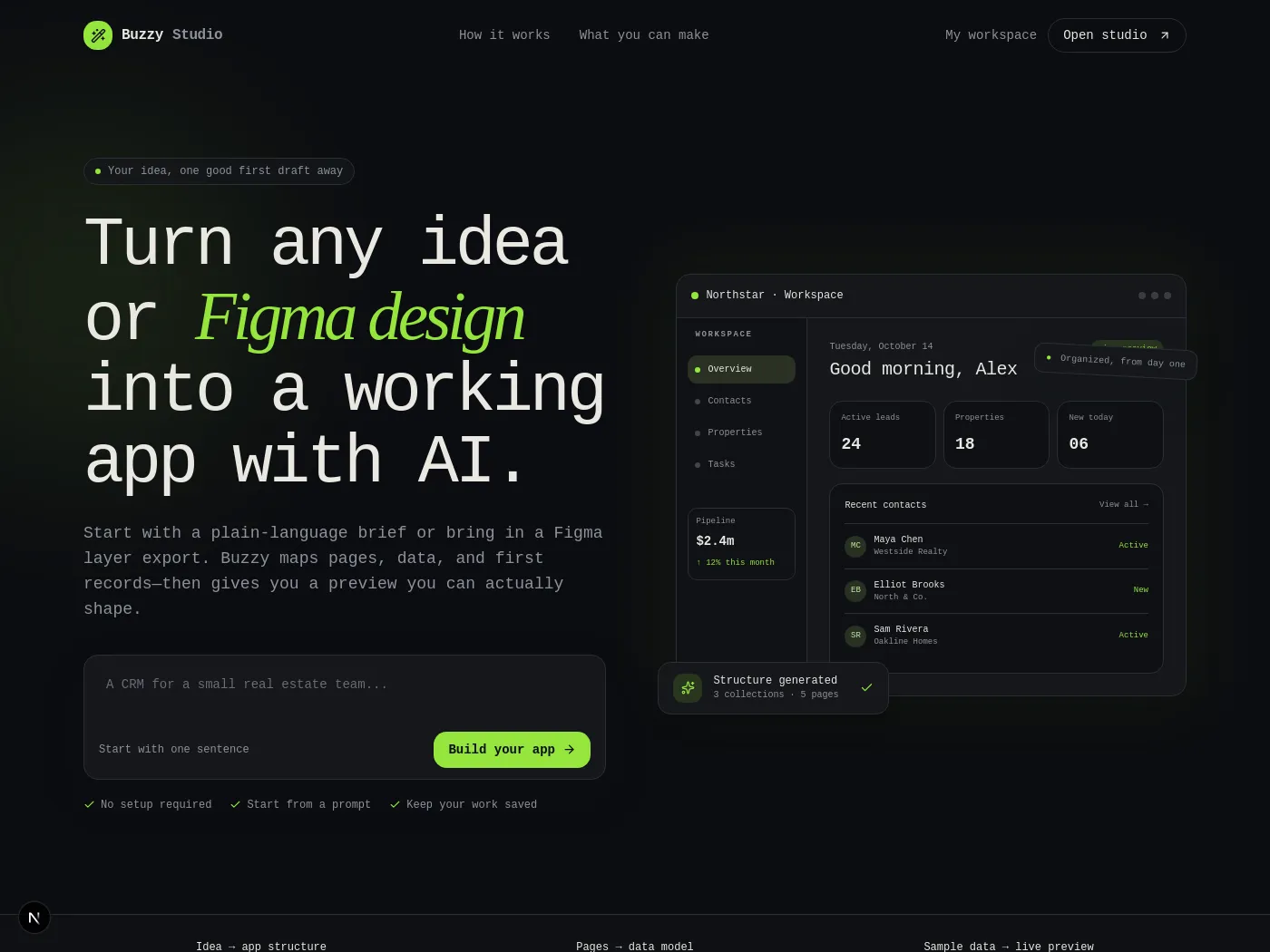 Buzzy AI App Builder
