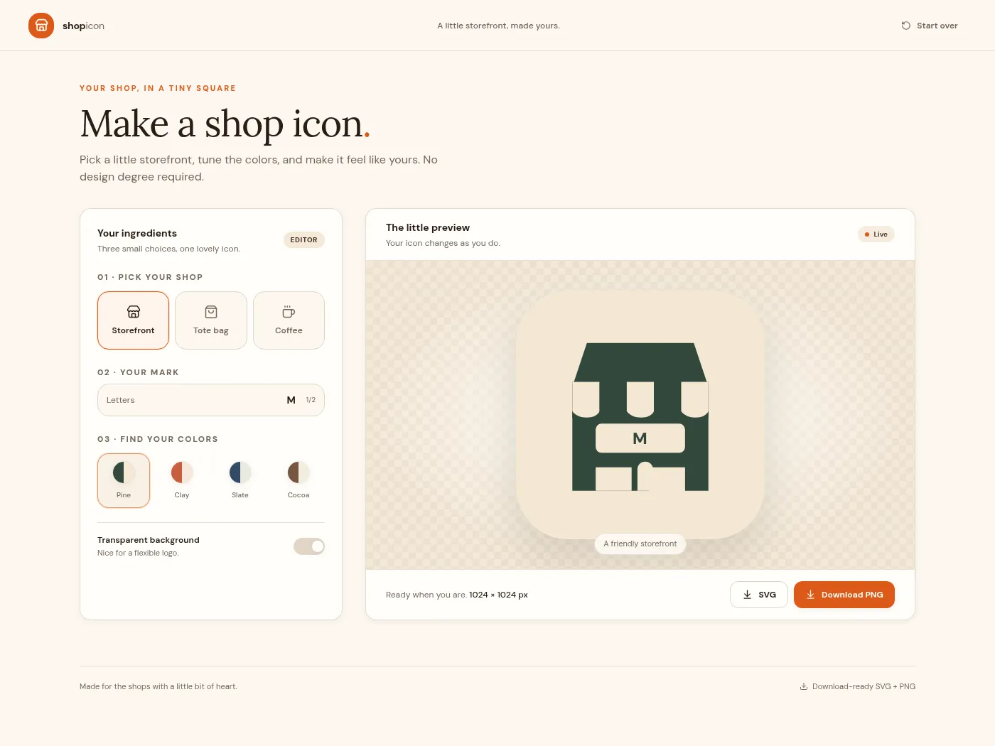 Shop Icon Maker