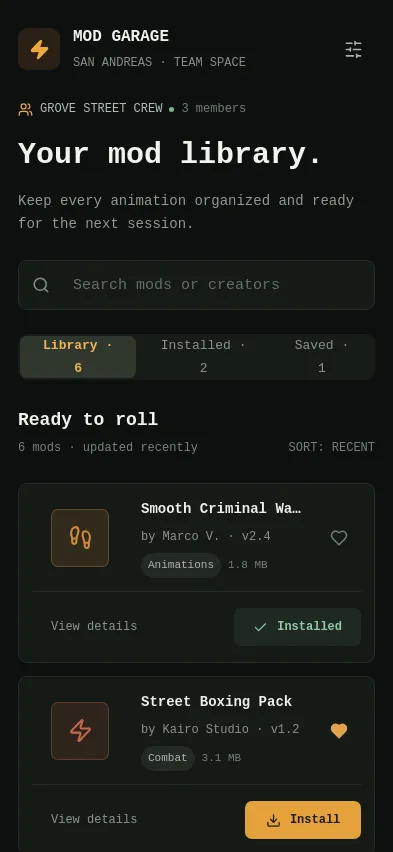 San Andreas Mod Manager