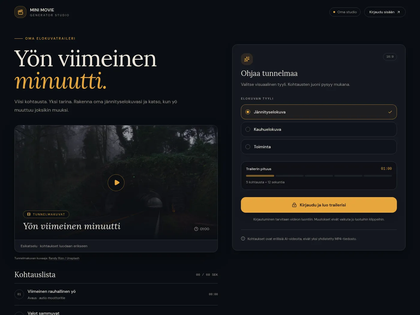 Mini Movie Generator