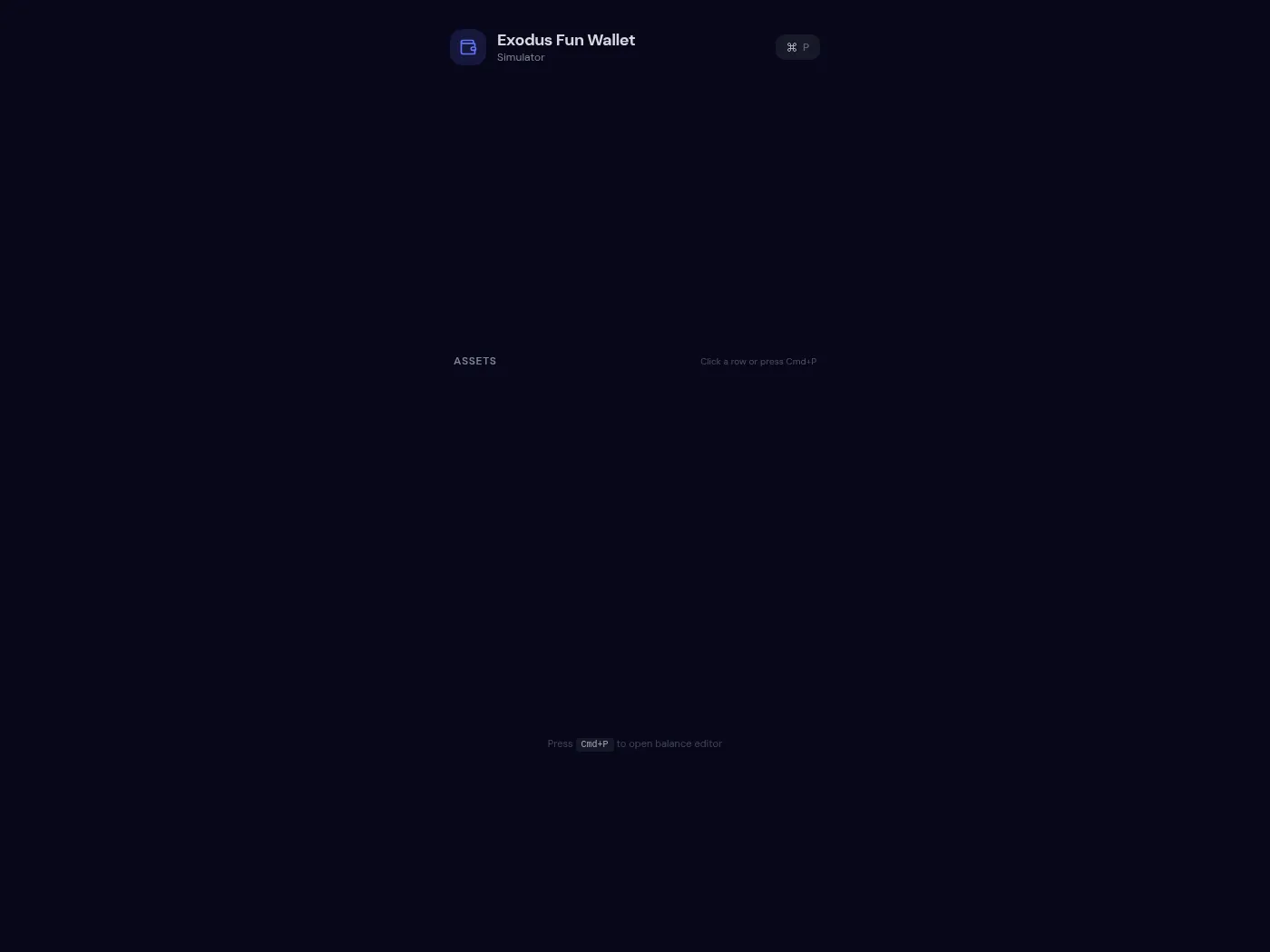 Exodus Fun Wallet