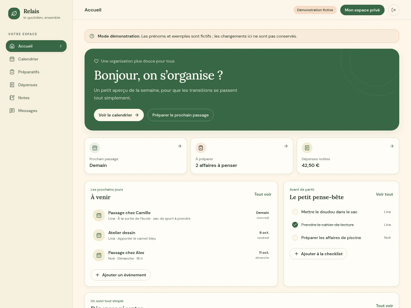 Relais Garde Partagée