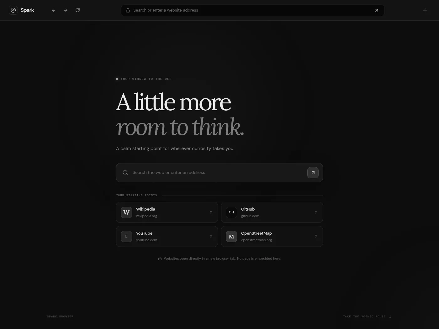 Ultralight Web Browser