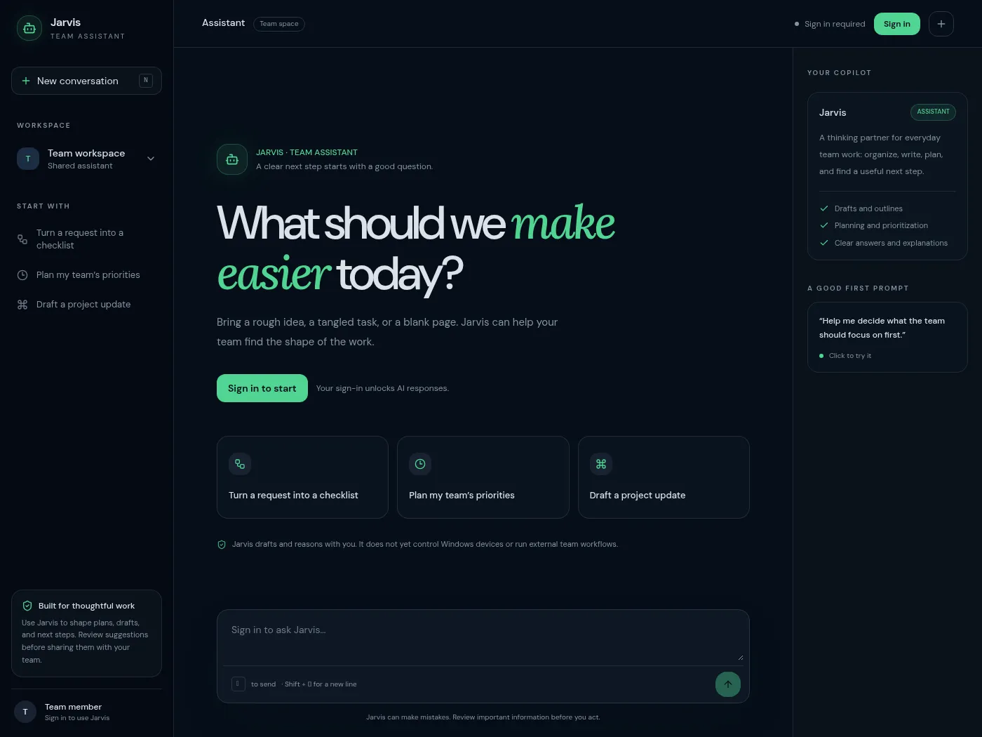 Jarvis Windows AI Assistant