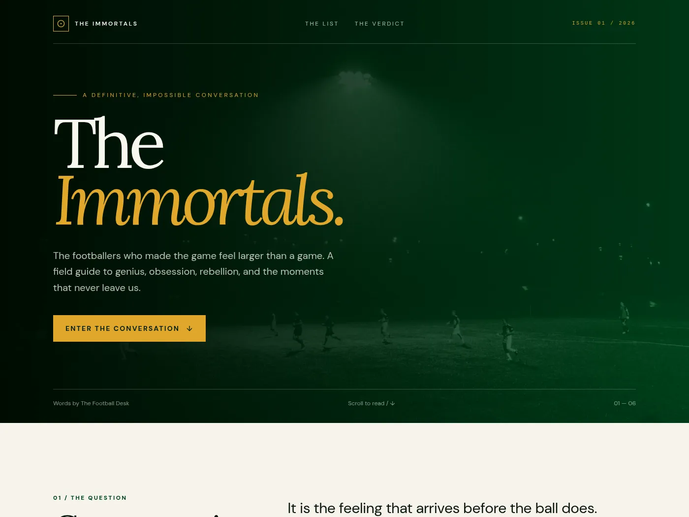 Legendary Footballers Hub