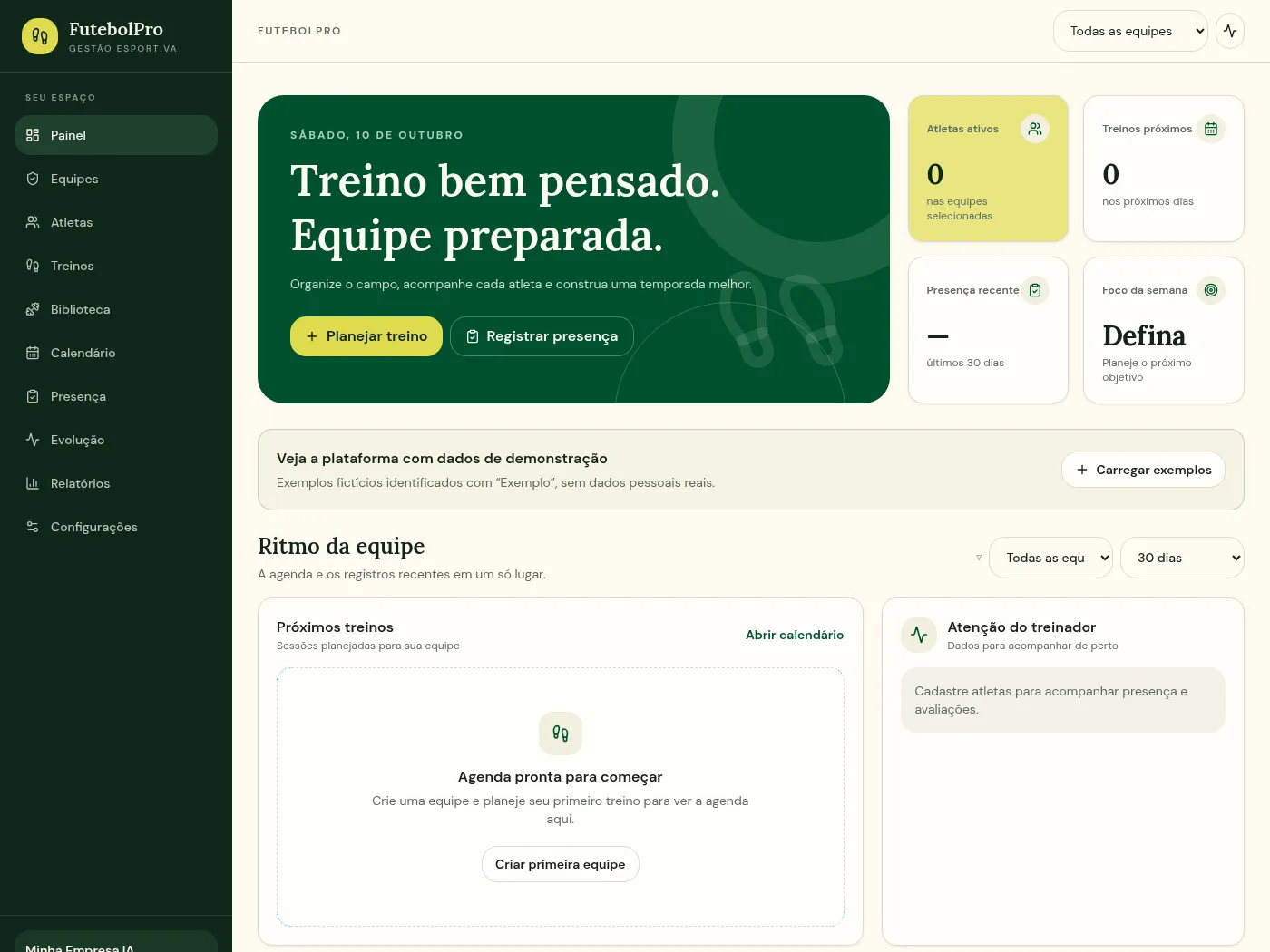 FutebolPro Gestão Esportiva
